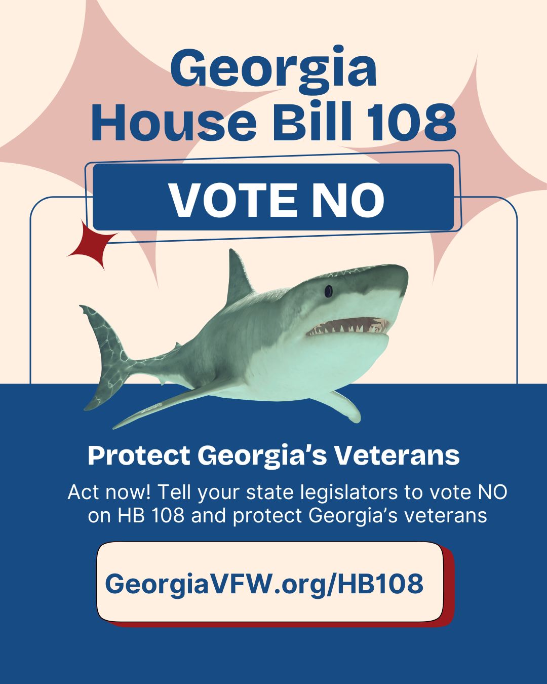 Vote NO on Georgia House Bill 108, Don't Feed the Sharks